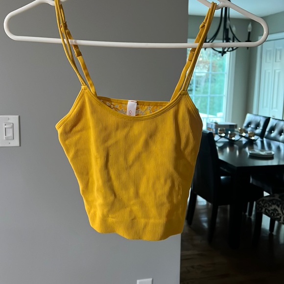 Colsie | Tops | Dual Cami Strap Bralette With Lace In Back | Poshmark